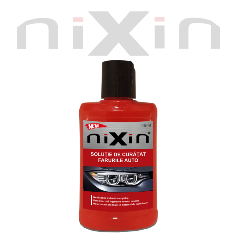 Soluție de Curățat Farurile Auto – niXin – niXin